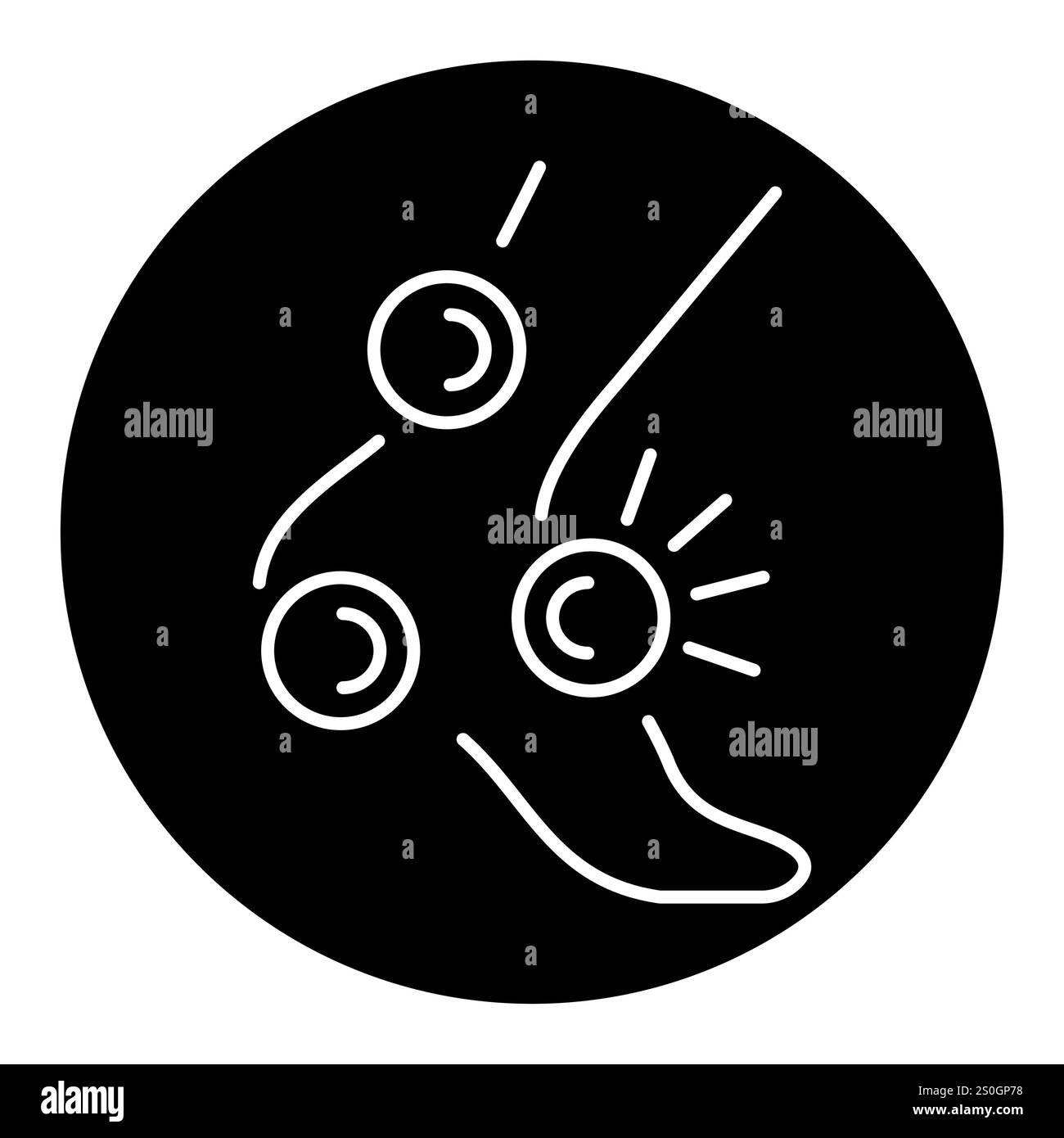 Neuropathy line black icon. Sign for web page, mobile app, button, logo ...