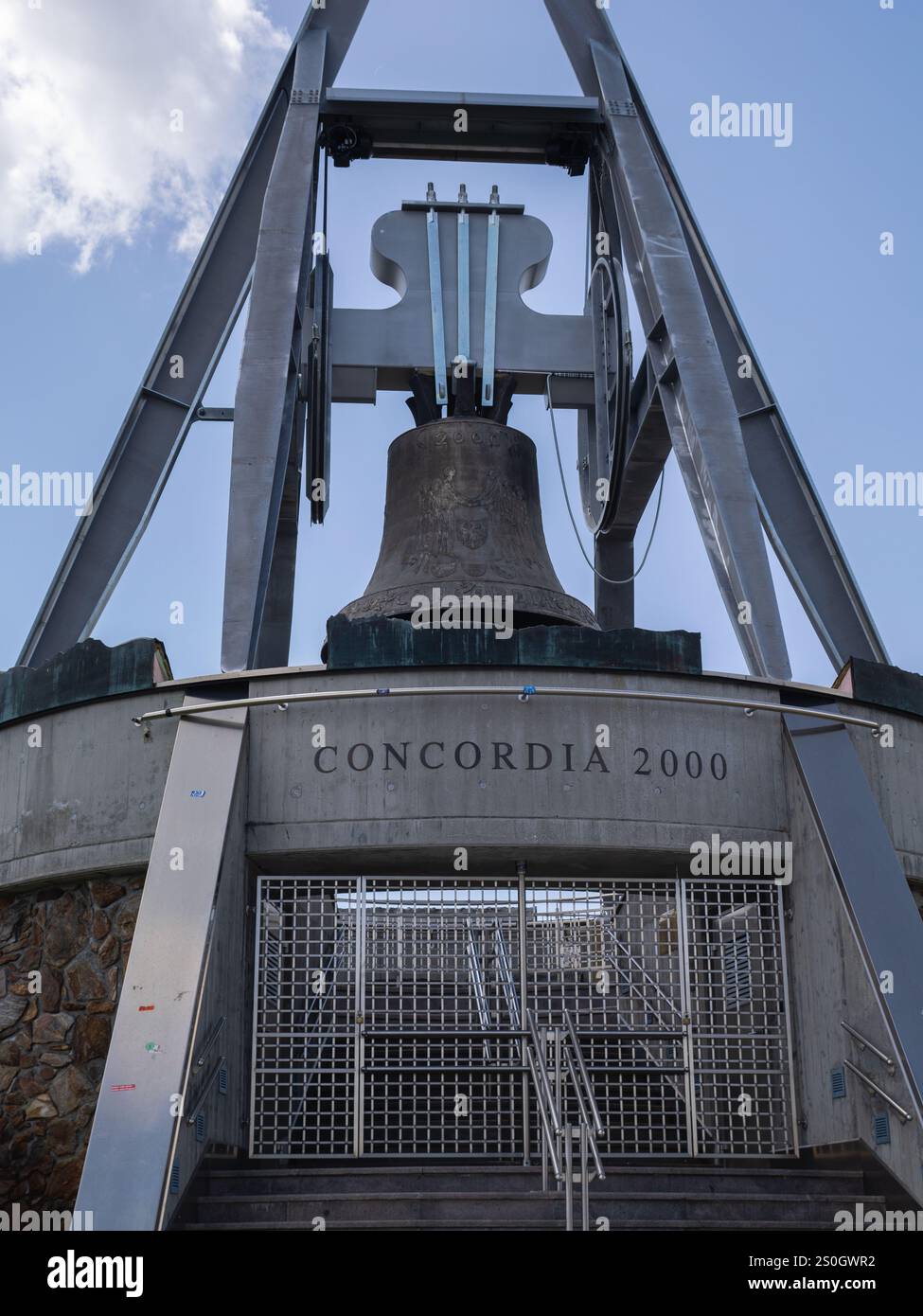 Detail of Concordia 2000: Bell Tower, Symbol of Peace, Amidst the ...