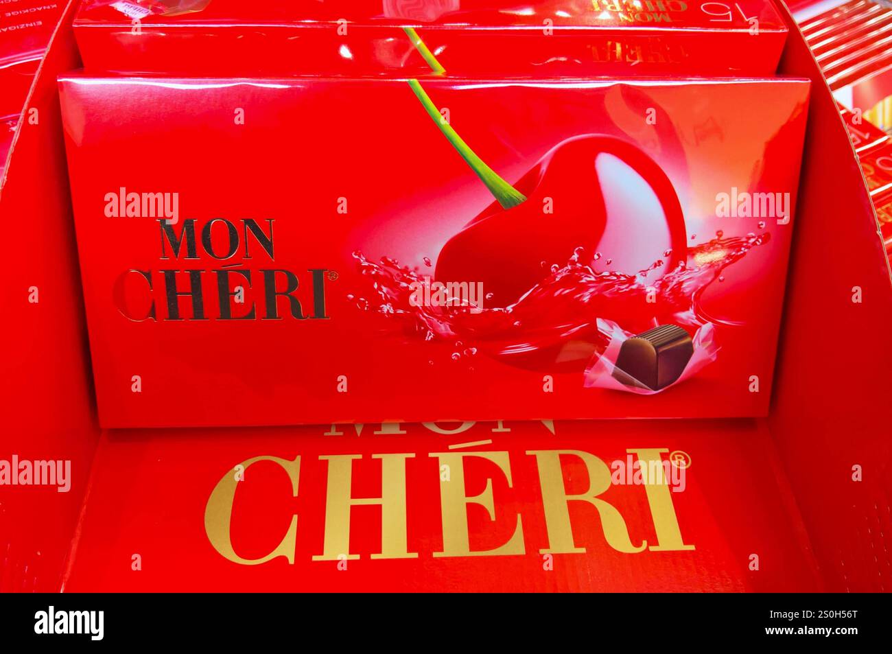 Mon Cheri Praline bzw Pralinen mit der Piemont Kirsche - vom Süsswaren ...