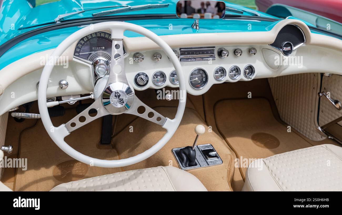 Chevrolet Corvette at the London Concours 2024 Stock Photo - Alamy
