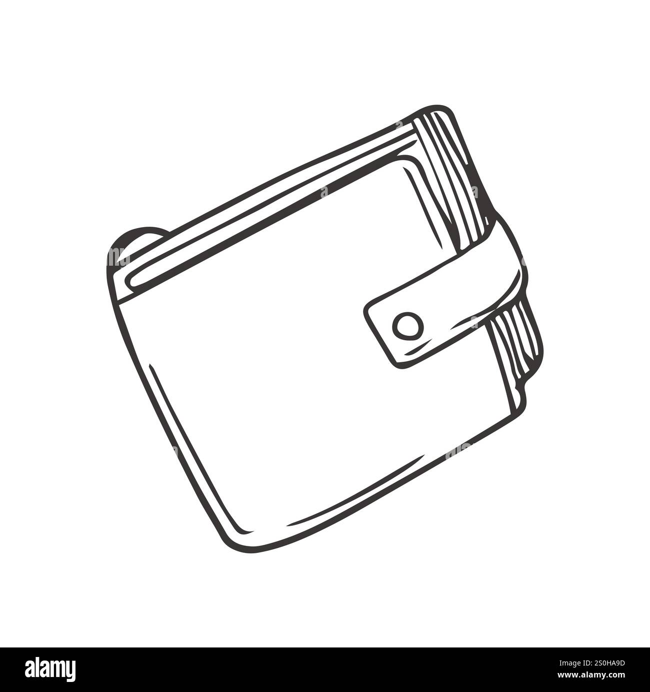 Dollar bill doodle sketch Cut Out Stock Images & Pictures - Alamy