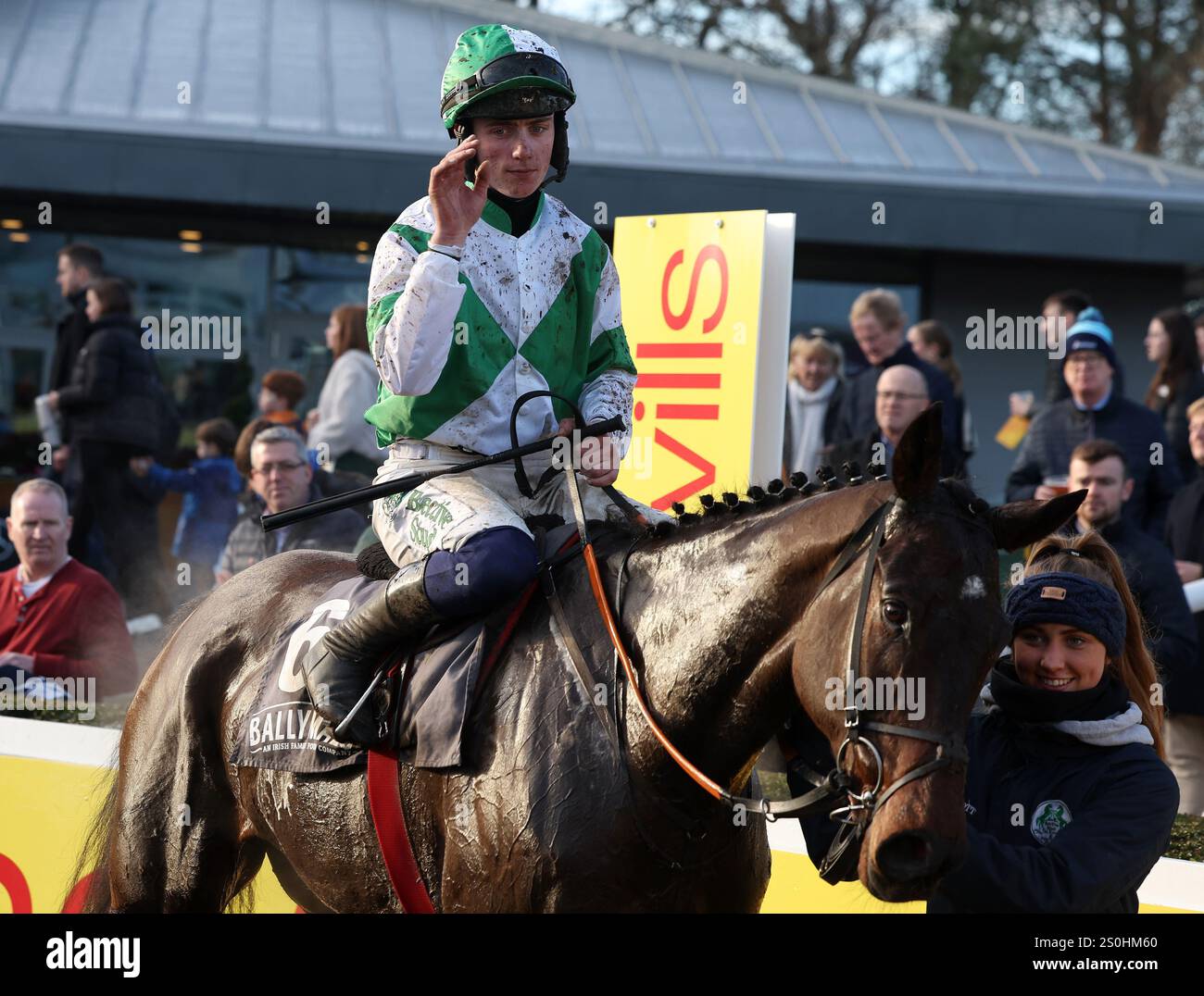 Dee Capo ridden by Jockey Danny Gilligan after winning the Ballymaloe Relish Rising Stars ...