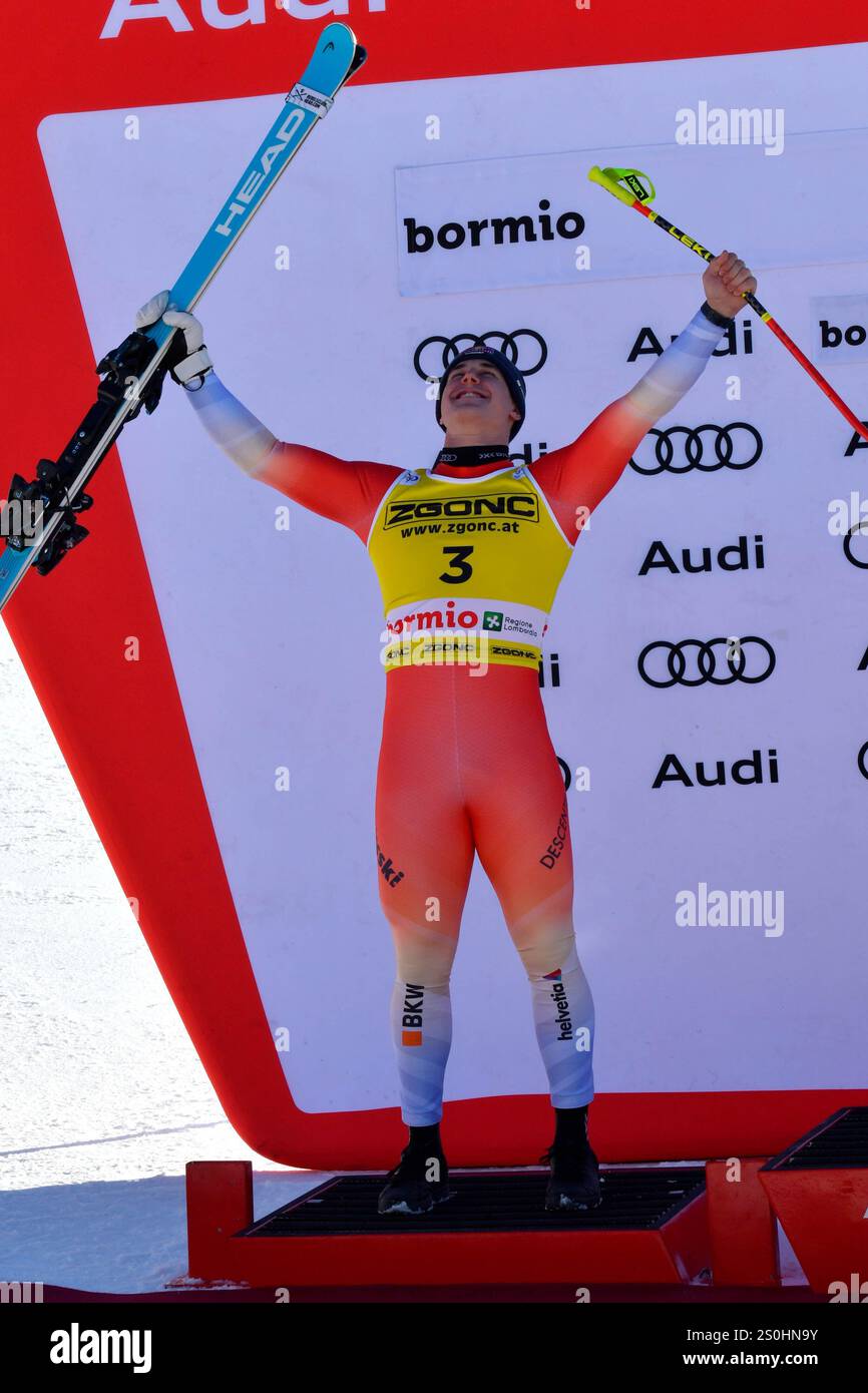 Bormio, Italy. 28th Dec, 2024. Podium Men's Downhill Bormio Audi Fis ...