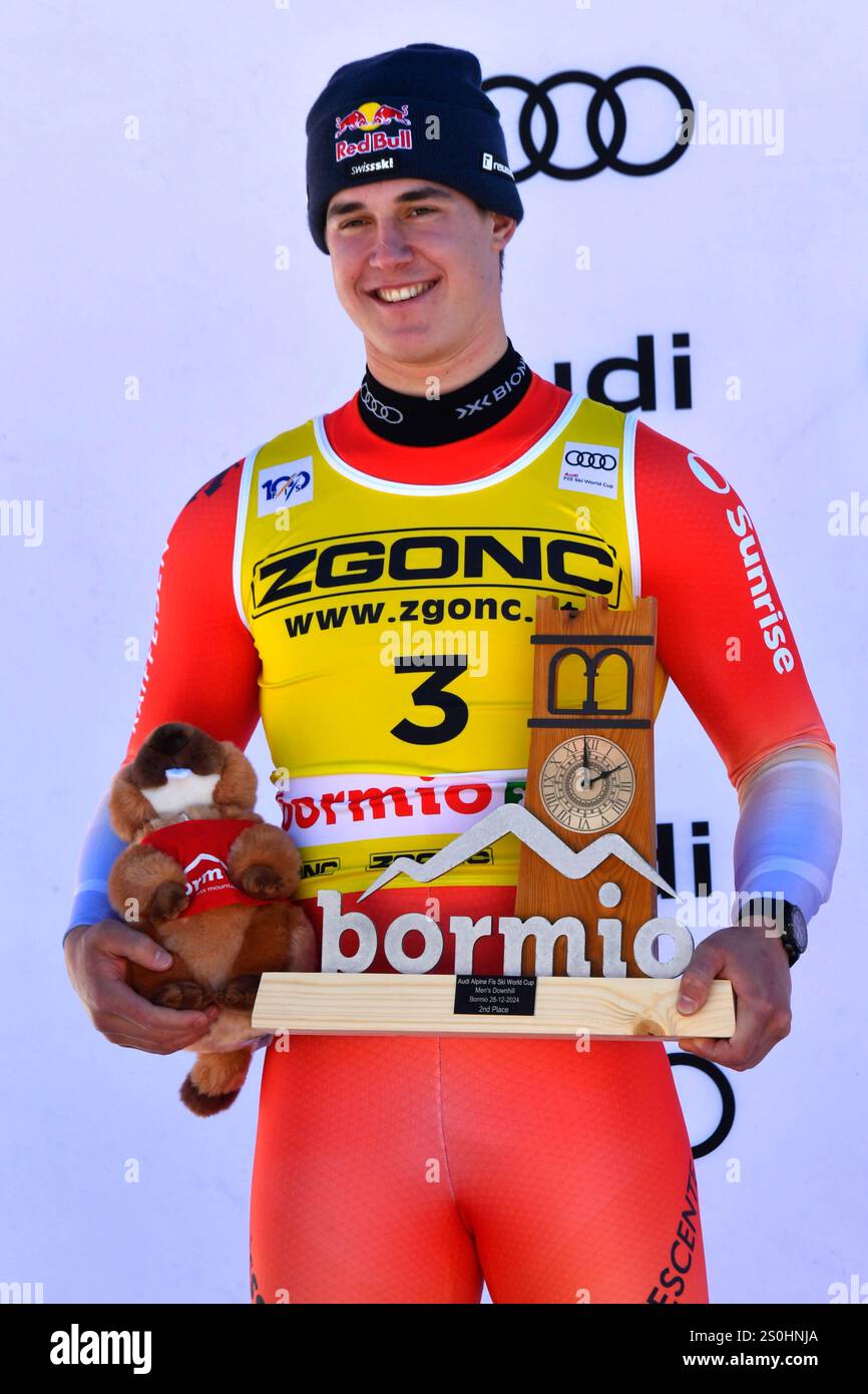 Bormio, Italy. 28th Dec, 2024. Podium Men's Downhill Bormio Audi Fis ...