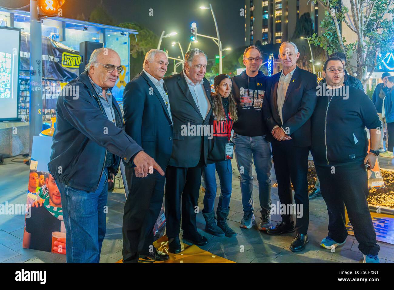 Haifa, Israel - December 26, 2024: Avihu Hahn, Yona Yahav, Dr. Daniela ...