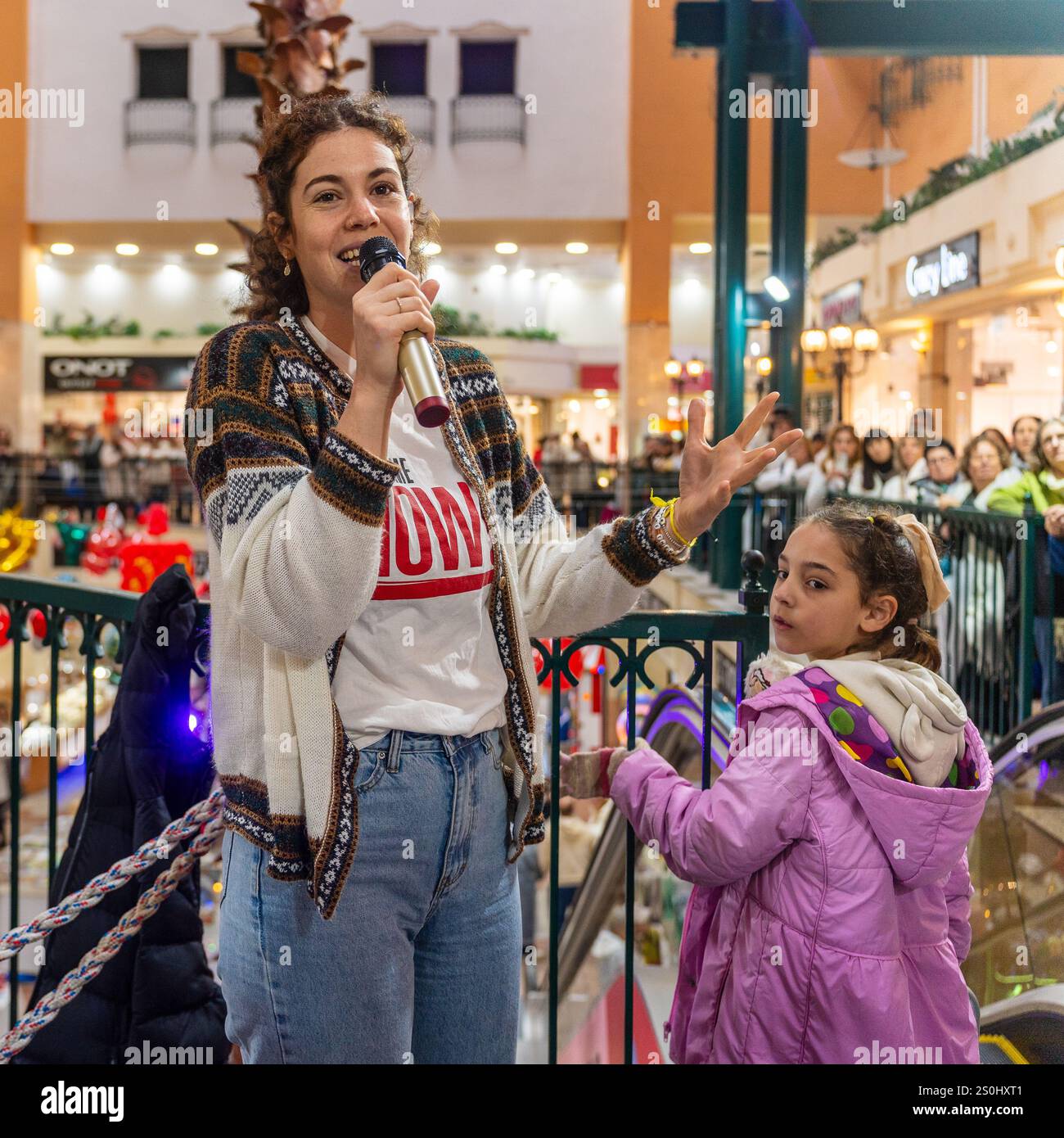 Haifa, Israel - December 27, 2024: Shir Siegel, daughter of Keith ...