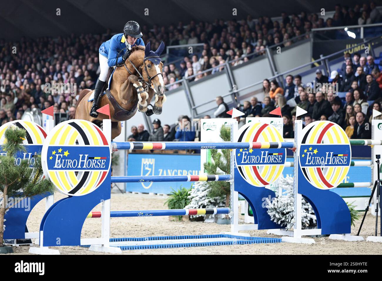 Christian Ahlmann of Germany with Otterongo Alpha Z during the Leon ...