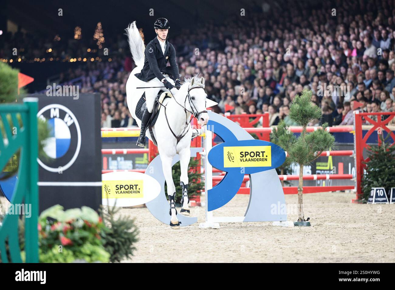 Kevin Jochems of Netherlands with Casillas van de Helle during the Leon ...