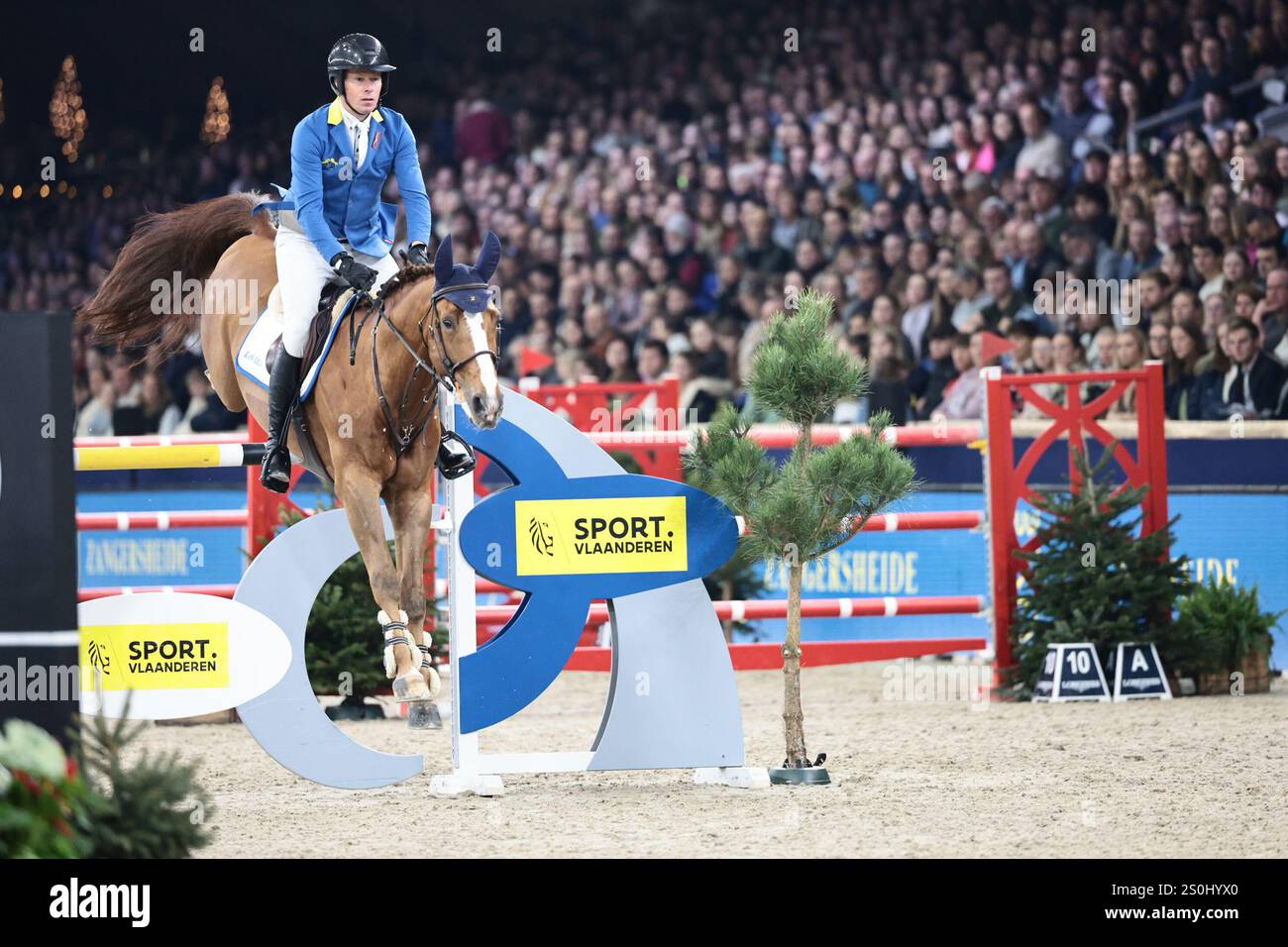 Christian Ahlmann of Germany with Otterongo Alpha Z during the Leon ...