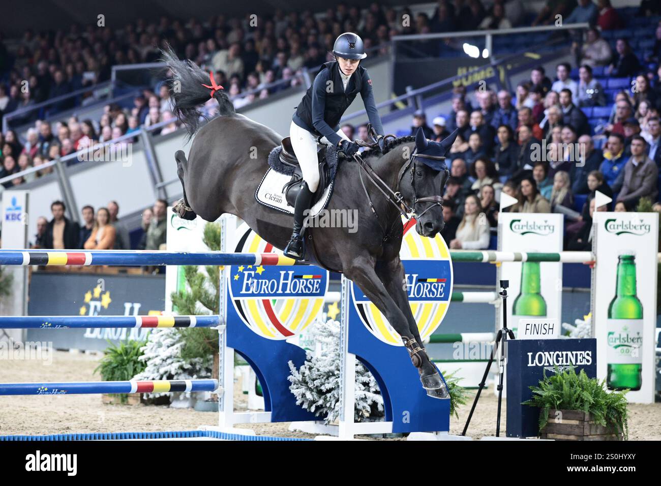 Evelyne Putters of Belgium with Quilano vd D&d Hoeve during the Leon ...