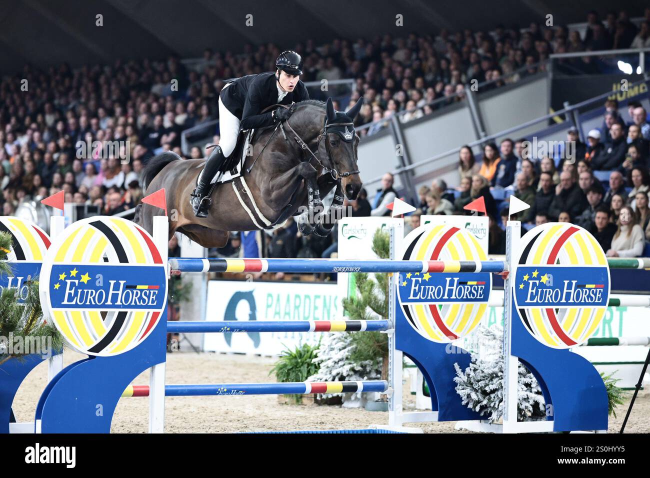 Thibault Philippaerts of Belgium with Obama de la Liniere during the ...