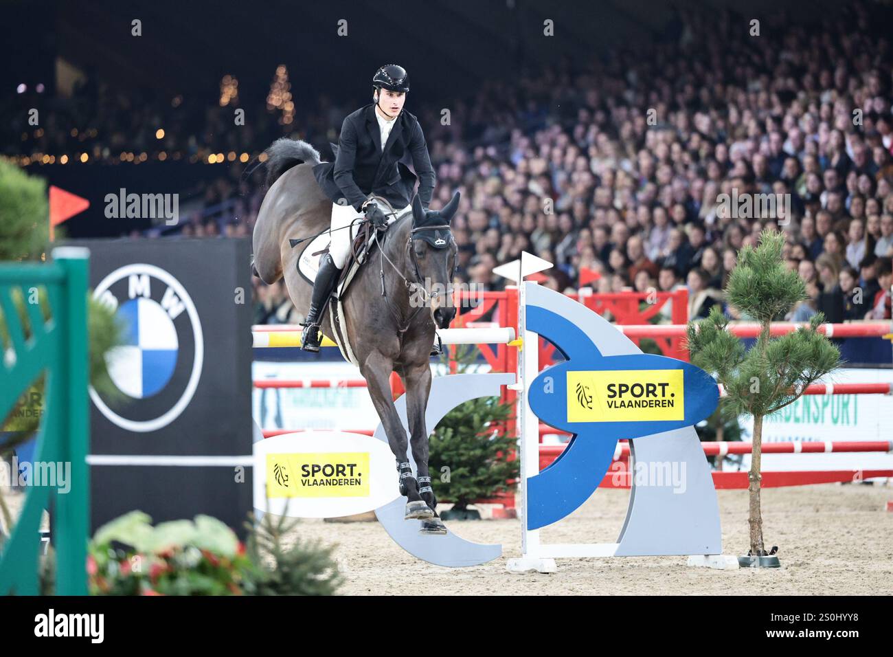Thibault Philippaerts of Belgium with Obama de la Liniere during the ...