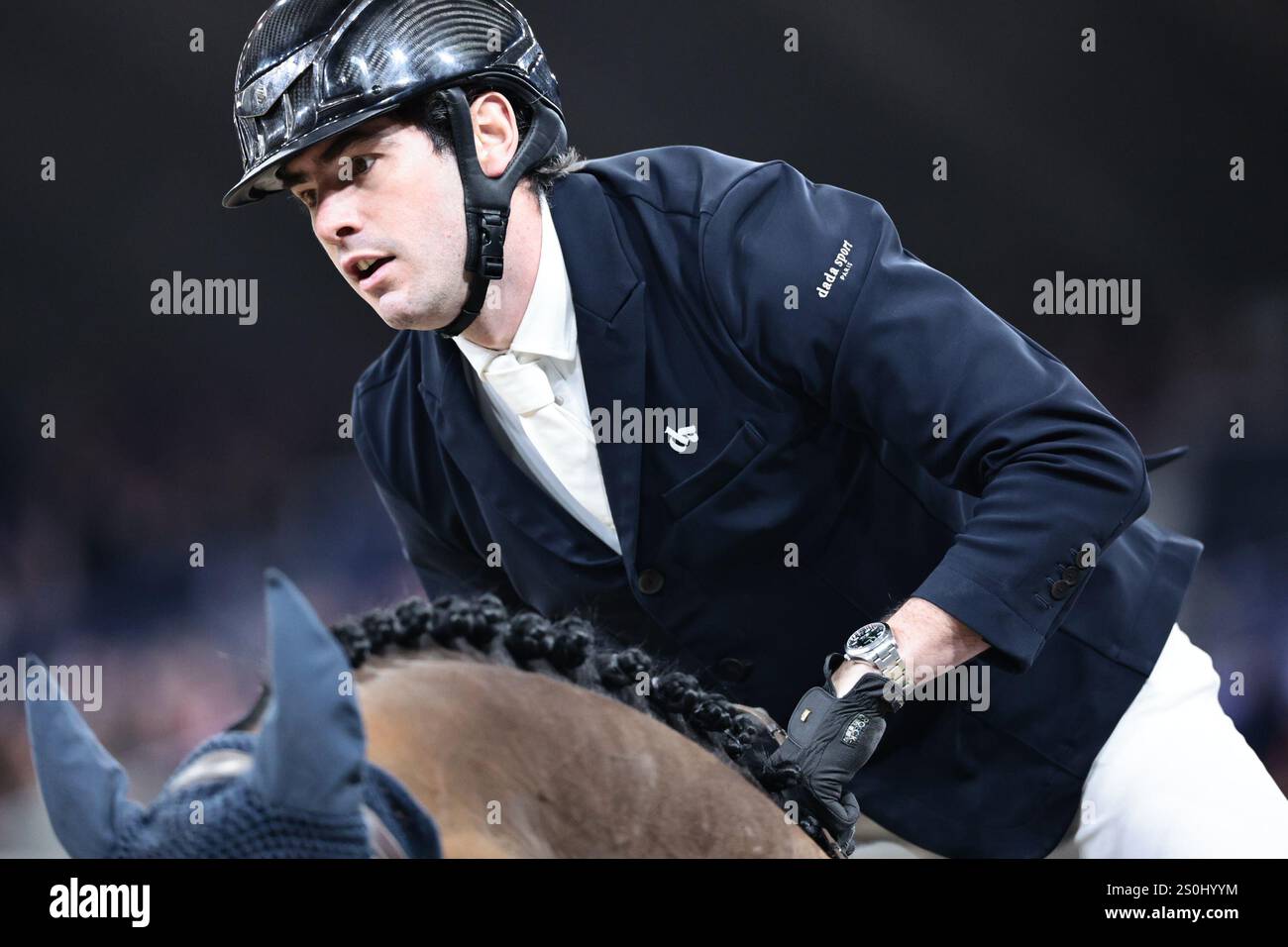 Nathan Budd of Belgium with Touardo Blue Z during the Leon Melchior ...