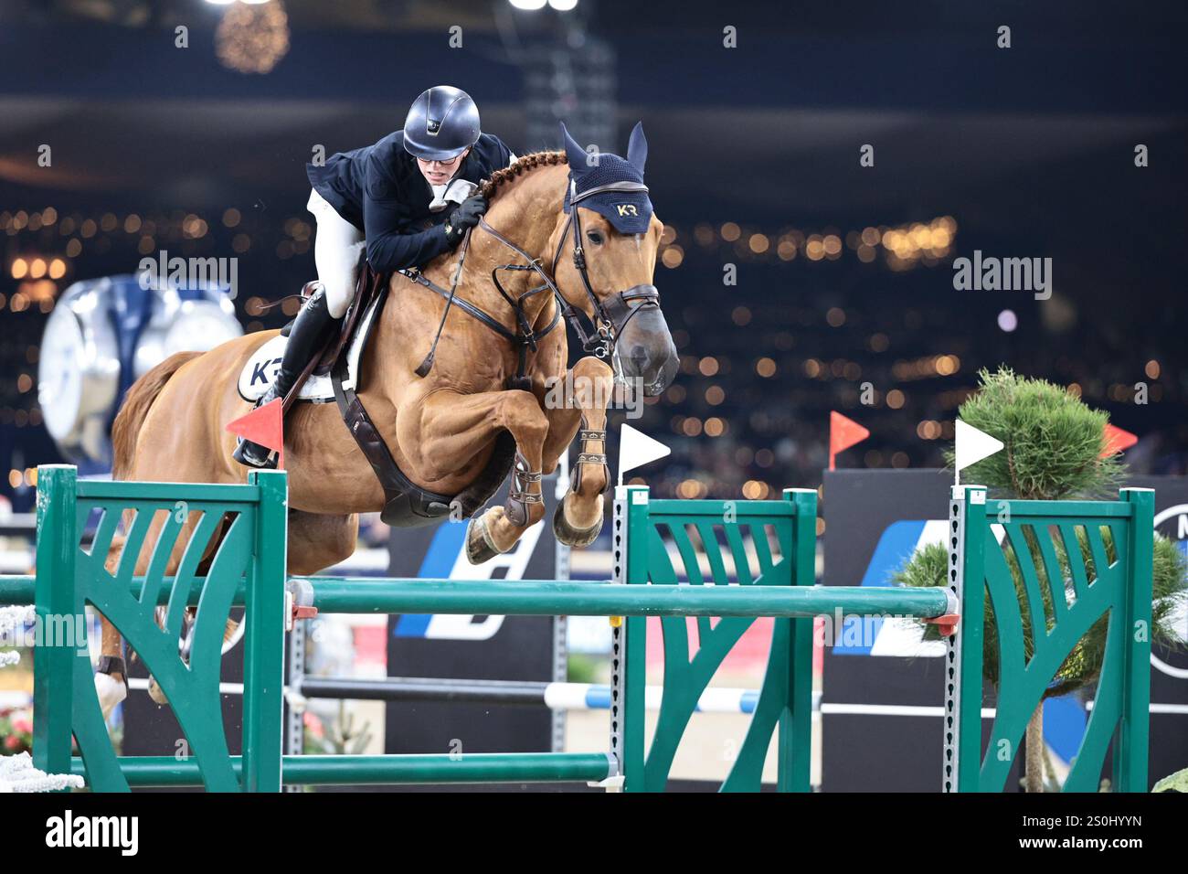 Mathieu Bourdeaud'Hui of Belgium with Oscar the Homage during the Leon ...