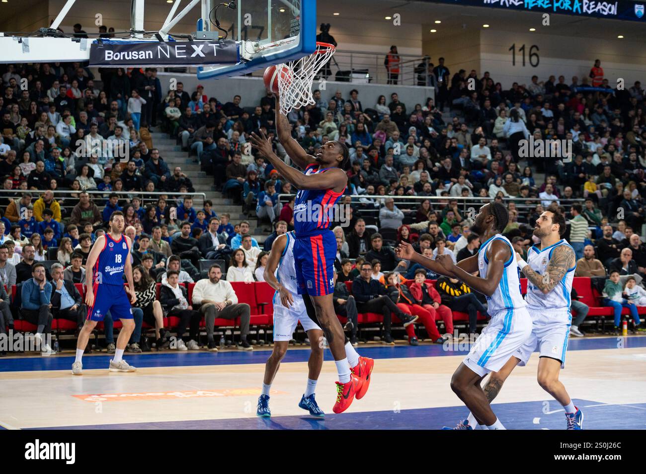 ANKARA TURKEY, December 27, 2024: Turkish Basketball Super League 2024 ...