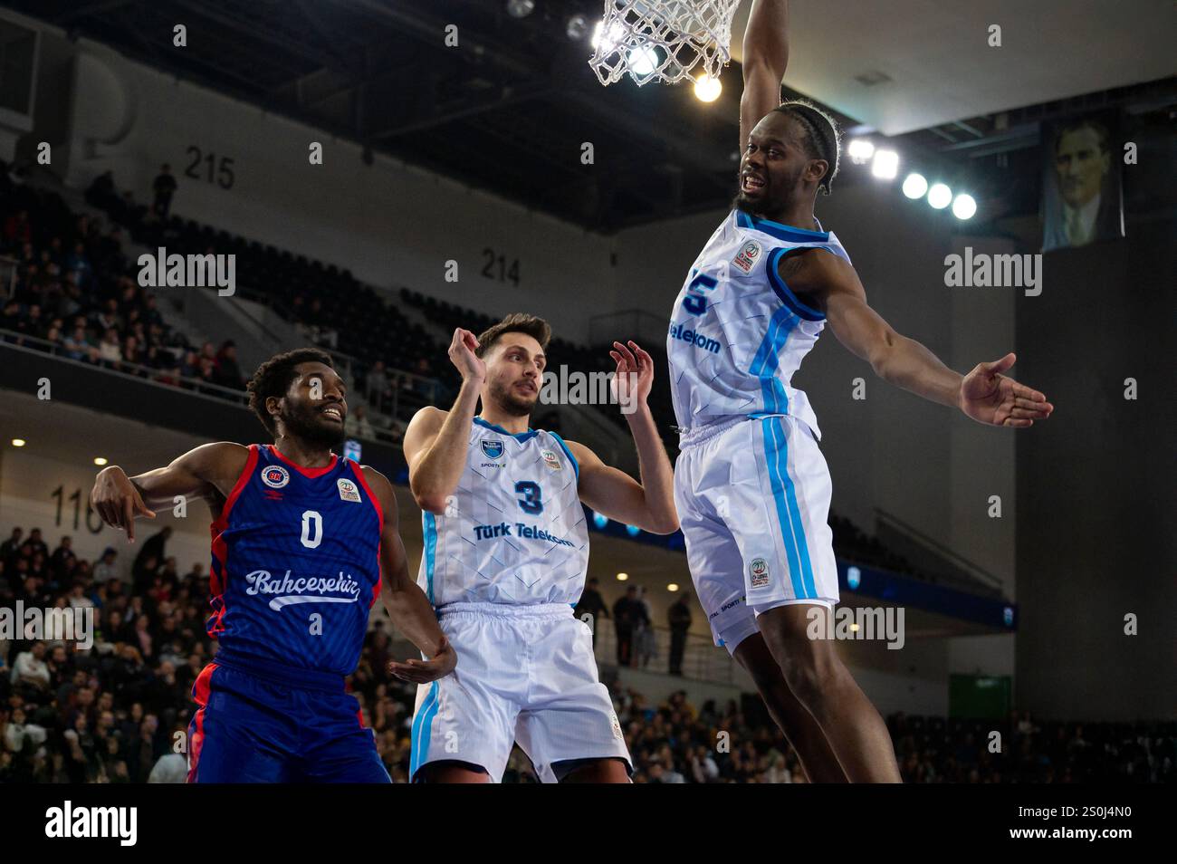 ANKARA TURKEY, December 27, 2024: Turkish Basketball Super League 2024 ...