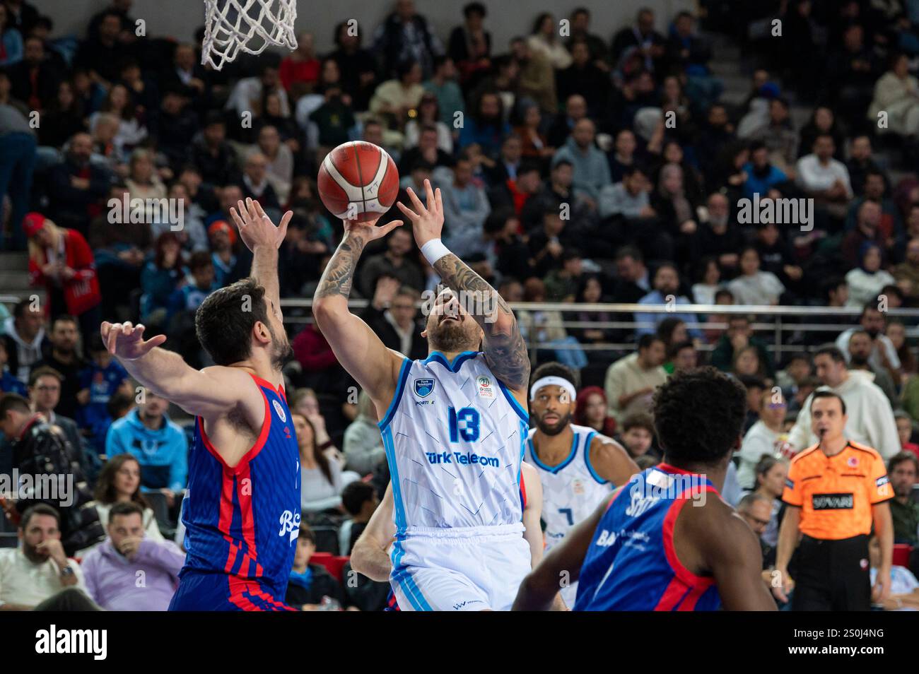 ANKARA TURKEY, December 27, 2024: Turkish Basketball Super League 2024 ...
