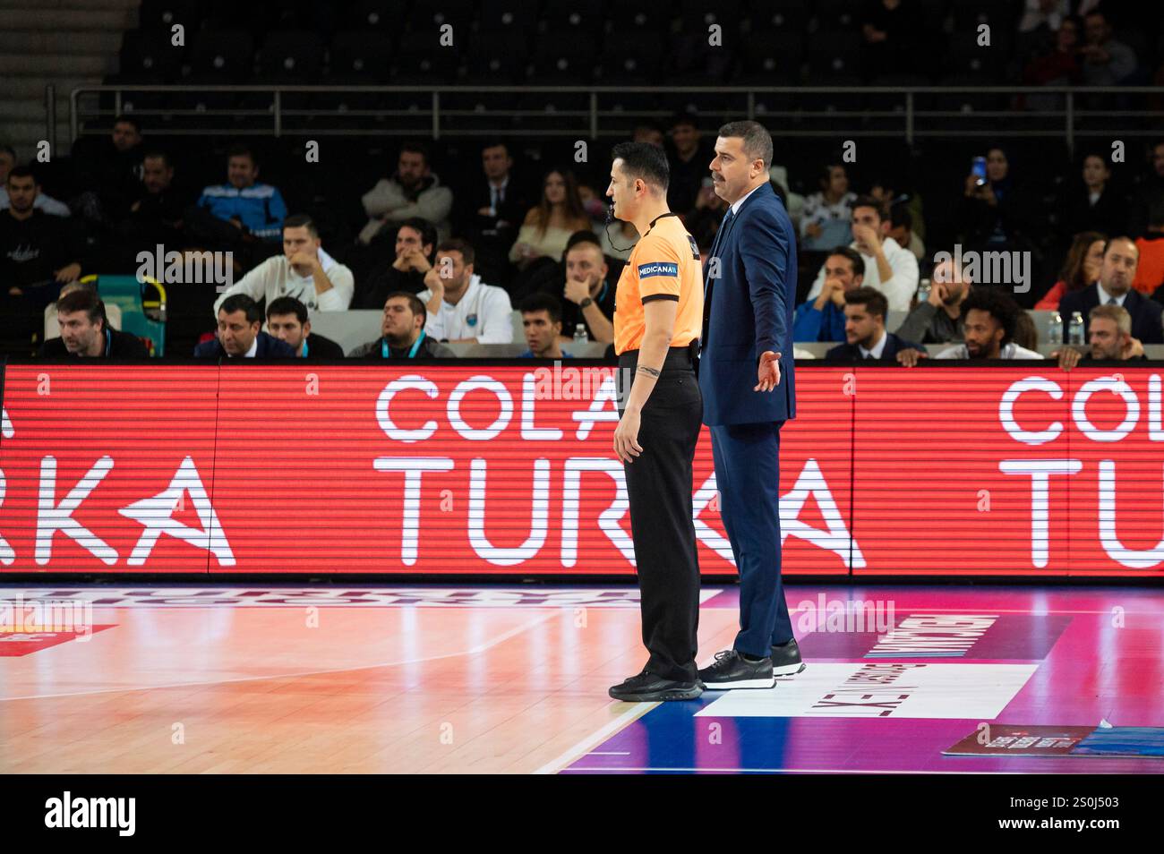 ANKARA TURKEY, December 27, 2024: Turkish Basketball Super League 2024 ...