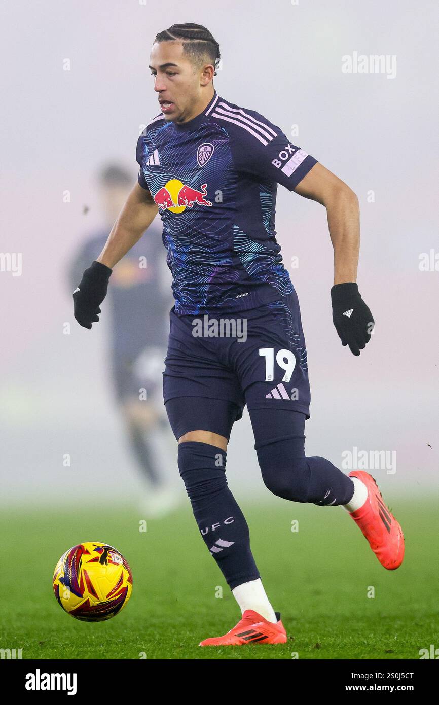 Leeds United's Mateo Joseph during the Sky Bet Championship match at ...