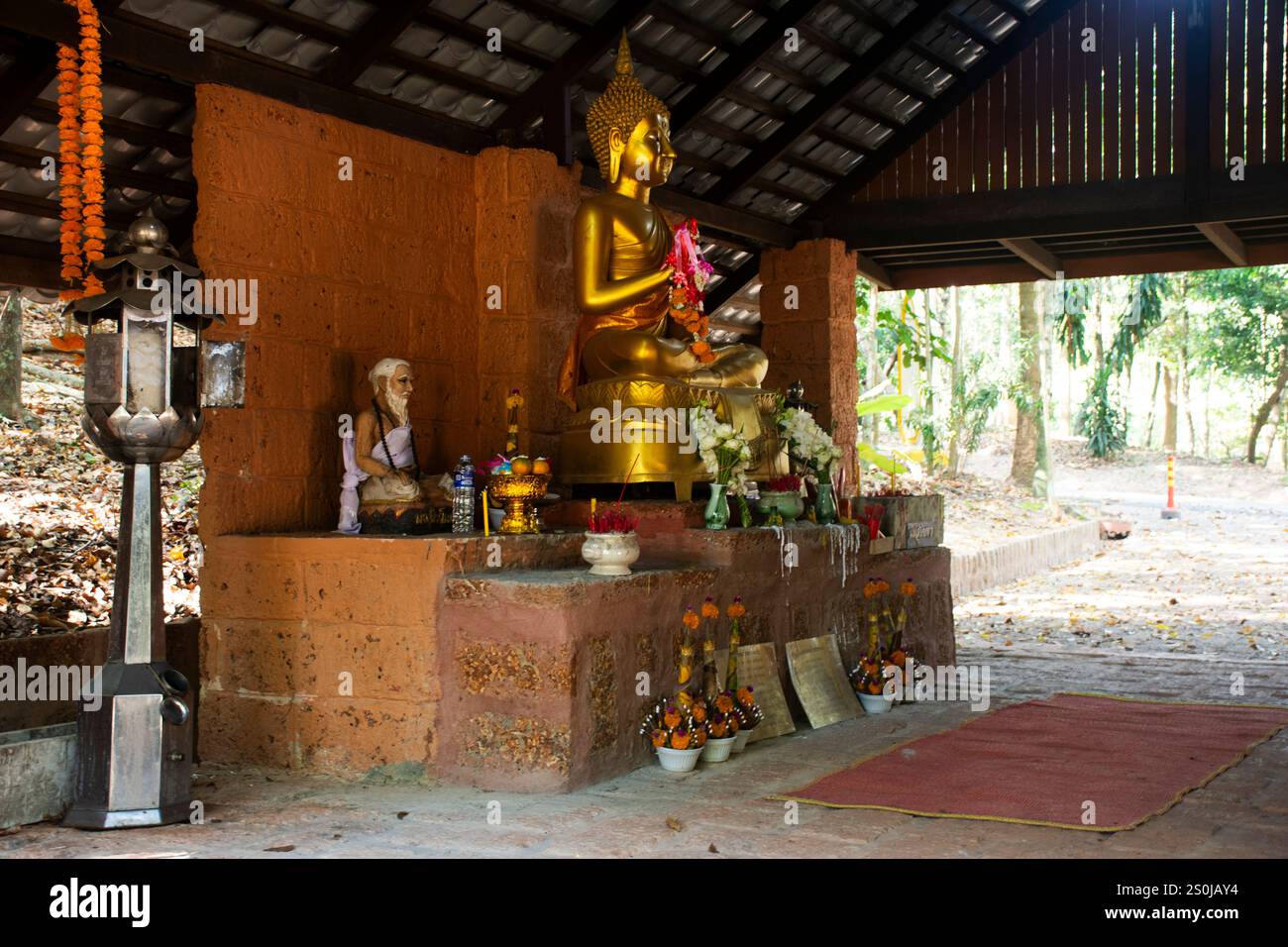 Holy buddha statue for thai people traveler travel visit respect ...