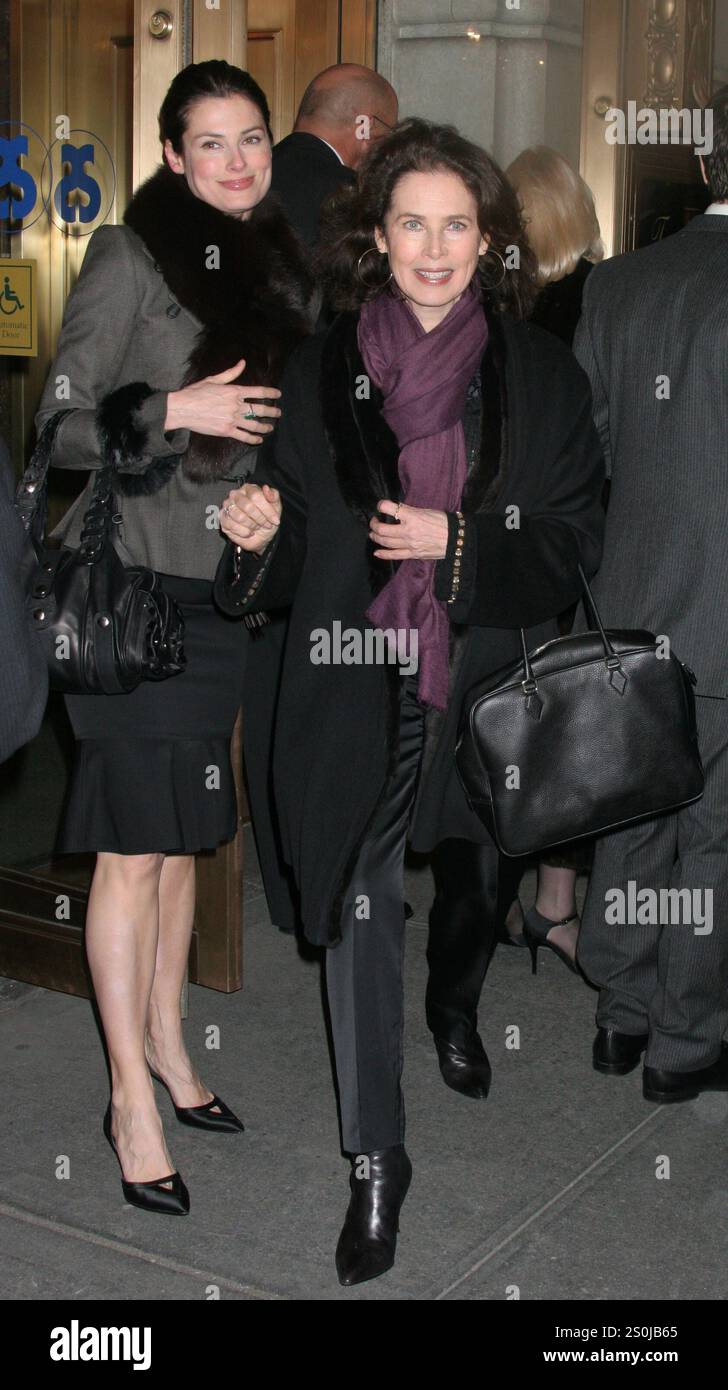 Dayle Haddon and daughter Ryan Haddon attend the opening night of ...