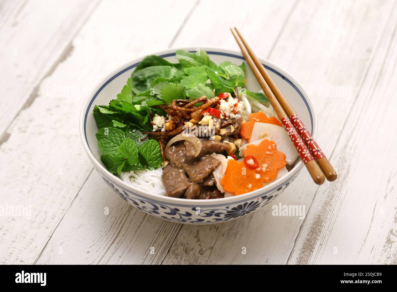 Bun Bo Nam Bo, Vietnamese cuisine Stock Photo - Alamy