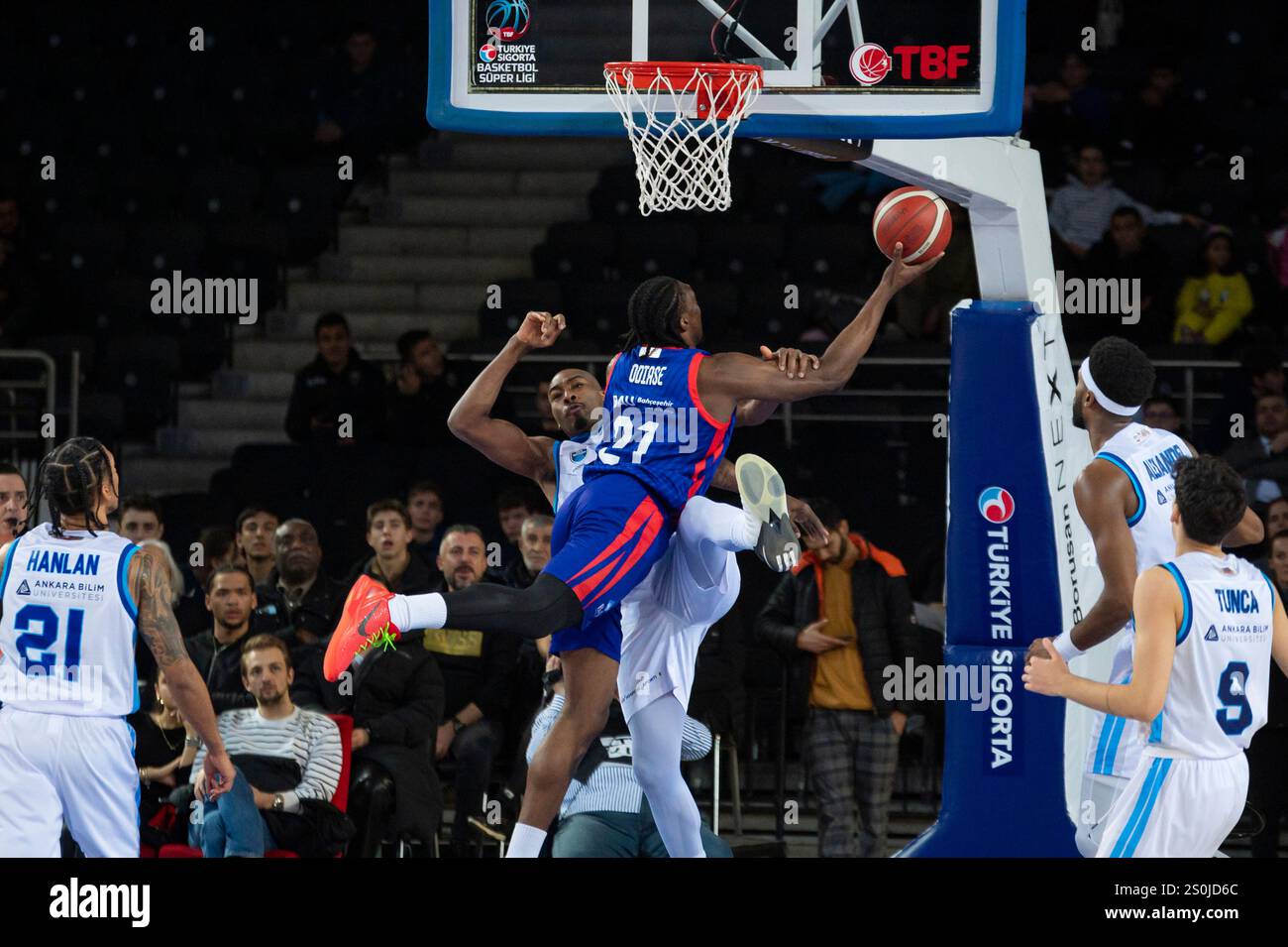 ANKARA TURKEY, December 27, 2024: Turkish Basketball Super League 2024 ...