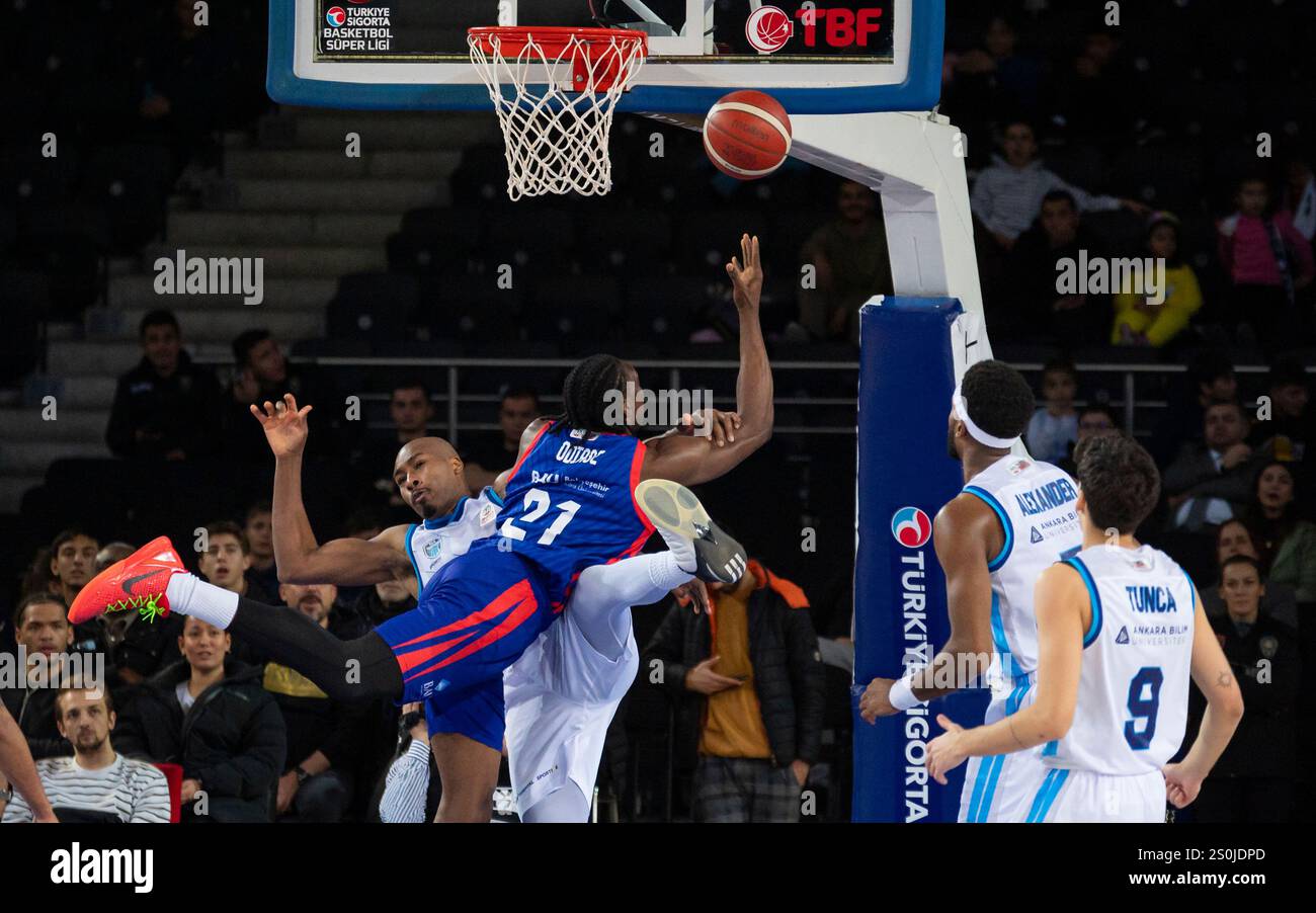 ANKARA TURKEY, December 27, 2024: Turkish Basketball Super League 2024 ...
