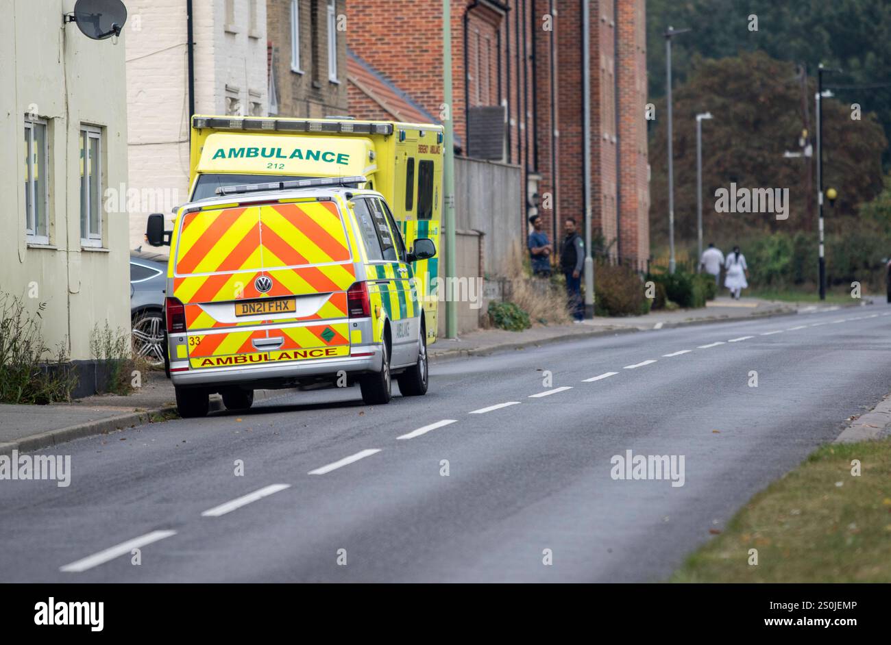 Two ambulances responding to a medical emergency and prompting more ...