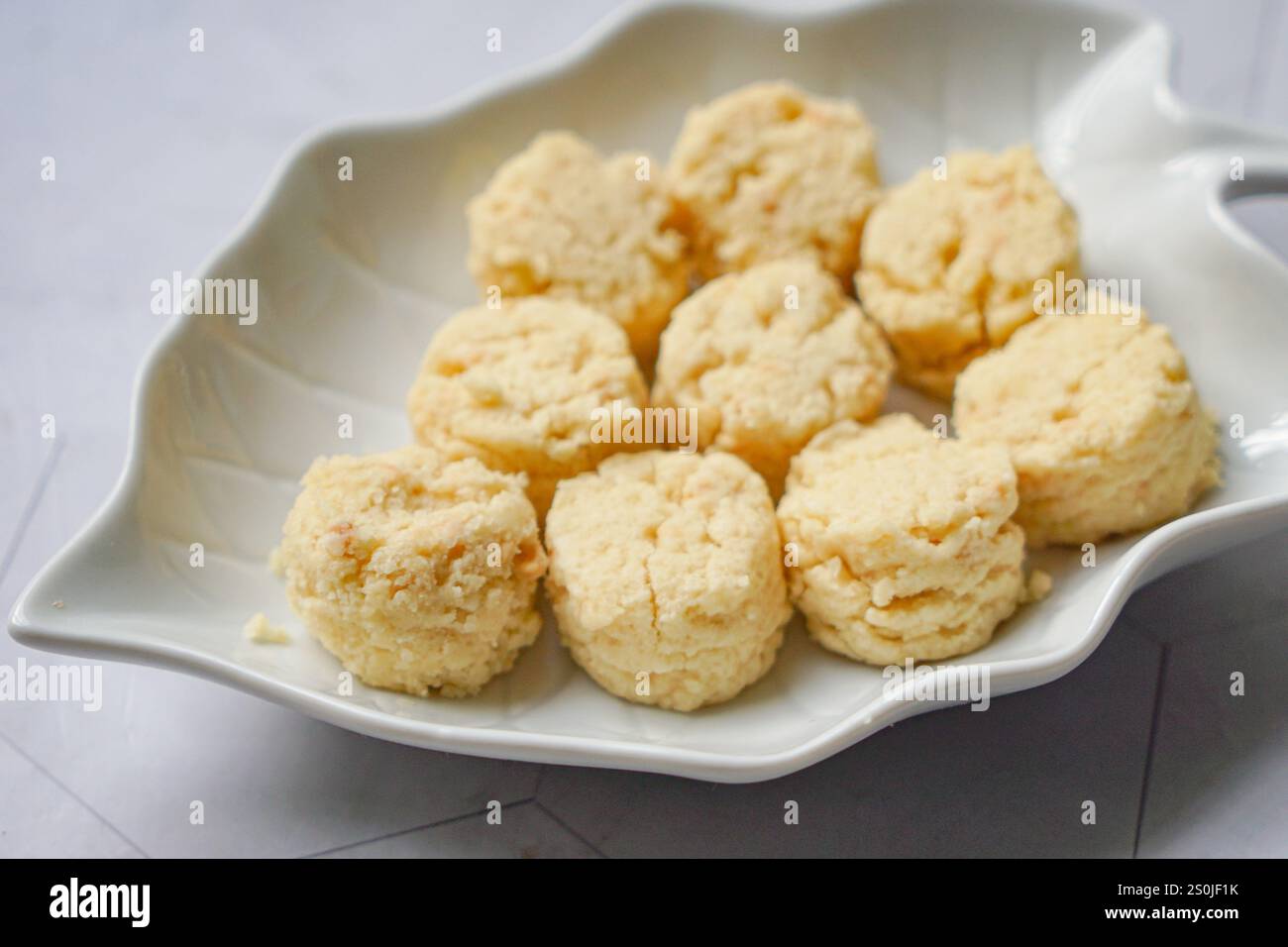 Almond Suji Cookies, a popular modern Eid Mubarak (Hari Raya) snack in ...