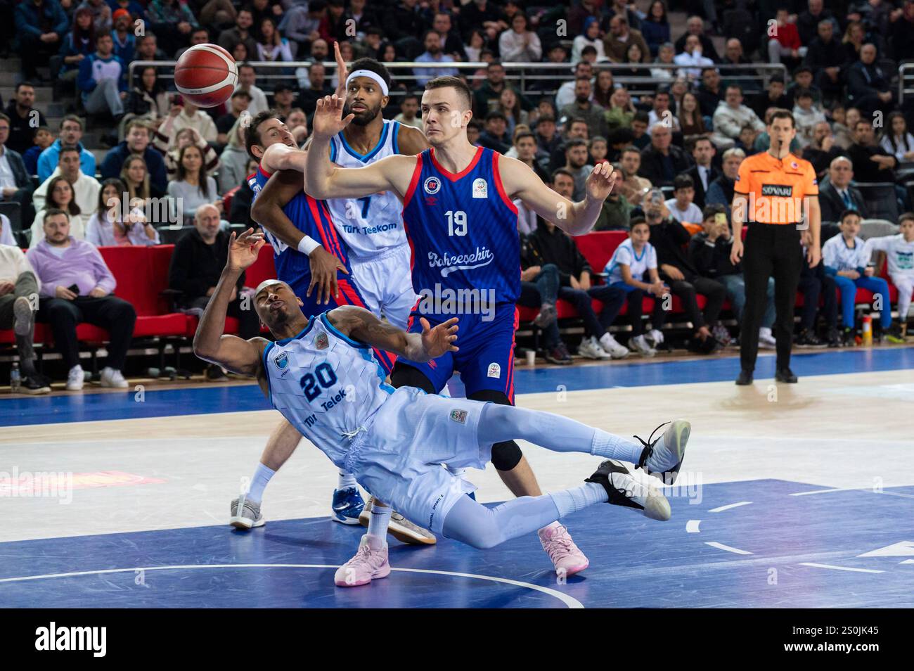 ANKARA TURKEY, December 27, 2024: Turkish Basketball Super League 2024 ...