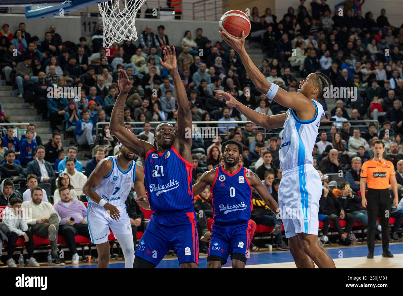 ANKARA TURKEY, December 27, 2024: Turkish Basketball Super League 2024 ...