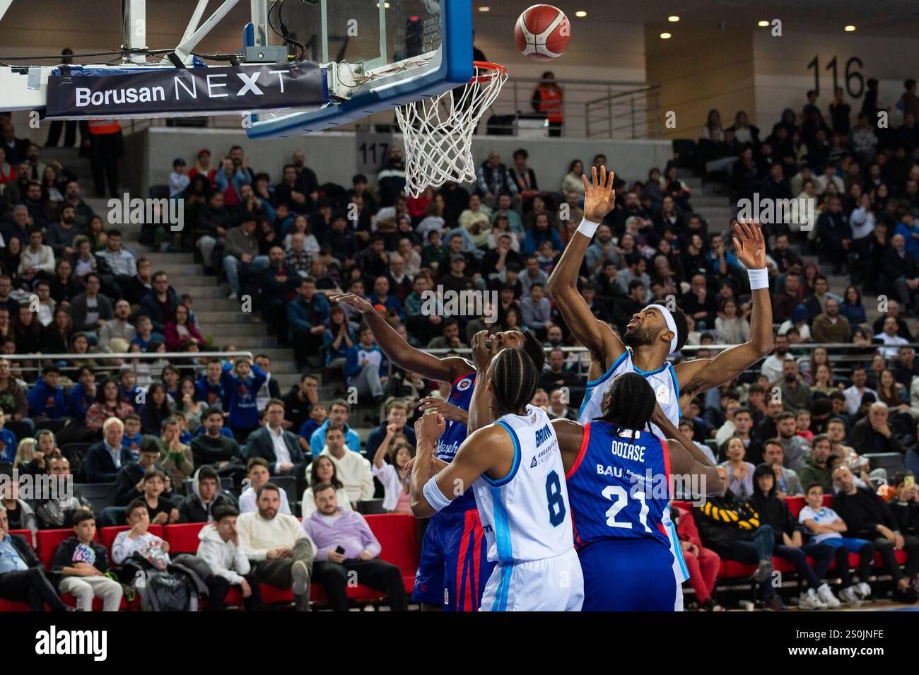 ANKARA TURKEY, December 27, 2024: Turkish Basketball Super League 2024 ...