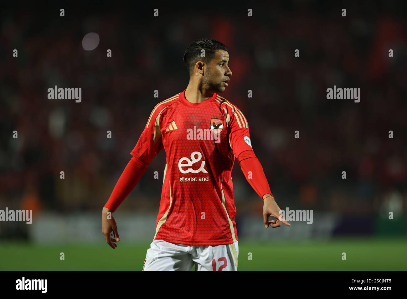 EGYPT, CAIRO, 22 December 2024 : Reda Slim of Al Ahly SC during the CAF ...