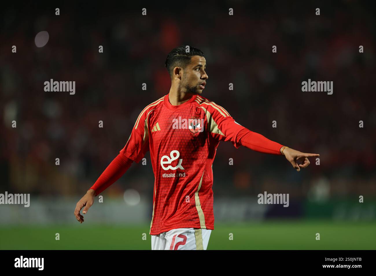 EGYPT, CAIRO, 22 December 2024 : Reda Slim of Al Ahly SC during the CAF ...