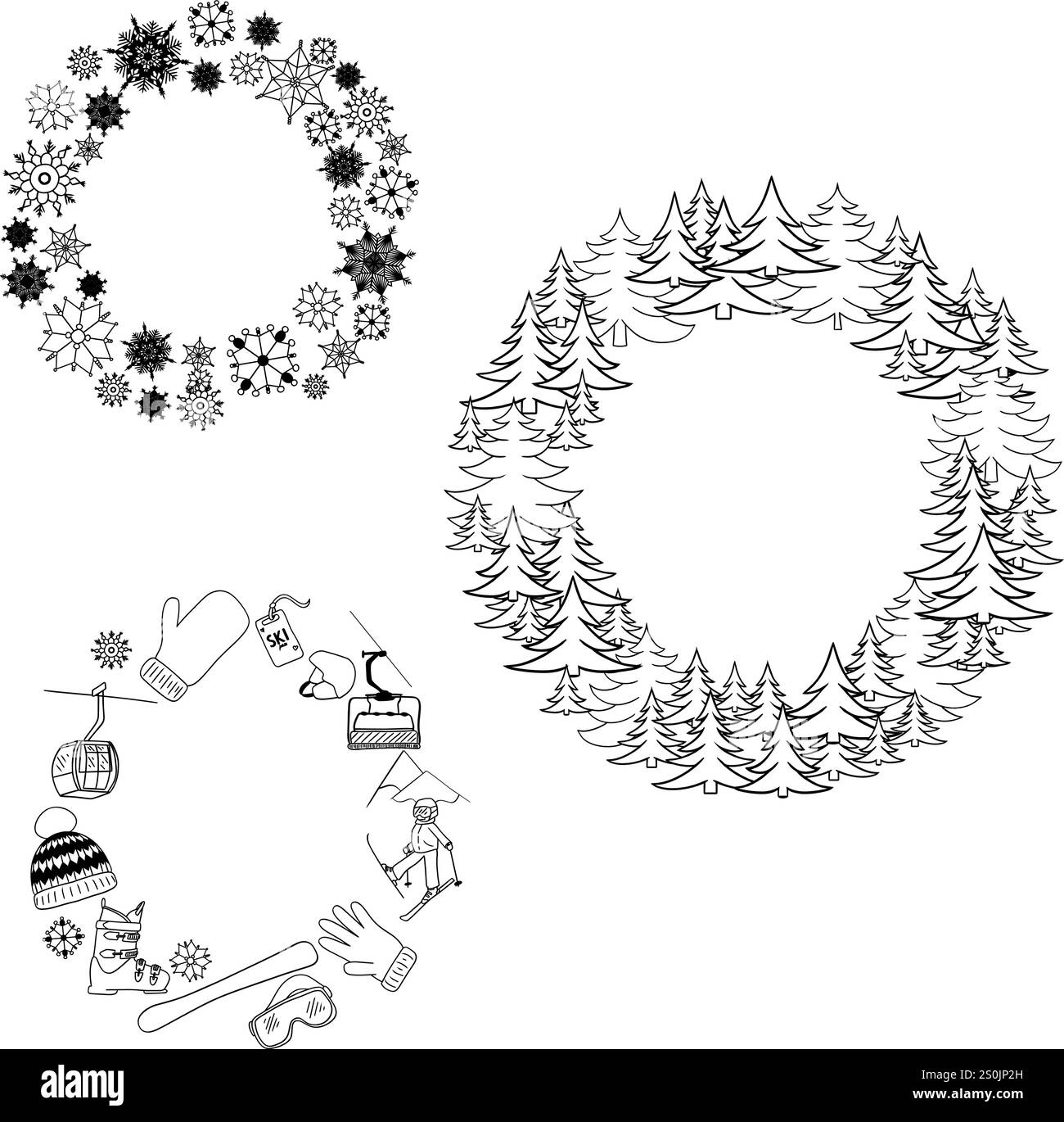 New forest victorian Stock Vector Images - Alamy