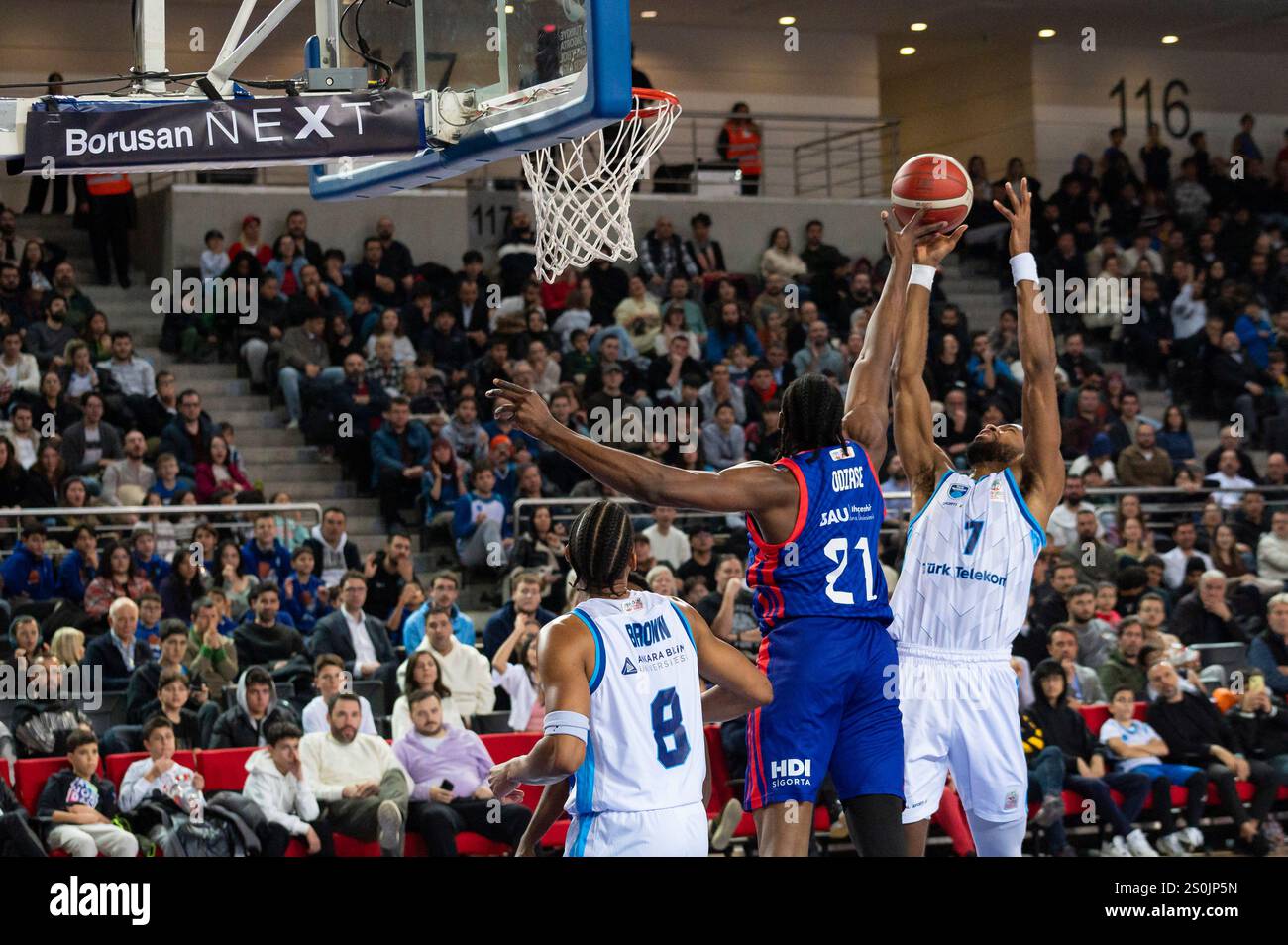 ANKARA TURKEY, December 27, 2024: Turkish Basketball Super League 2024 ...