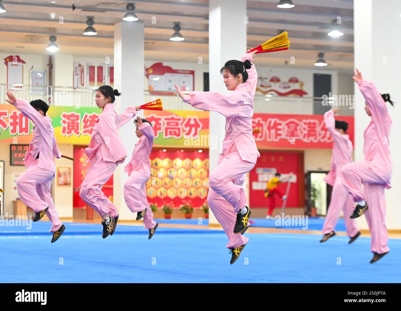 Fuzhou, China's Fujian Province. 28th Dec, 2024. Chinese athletes ...