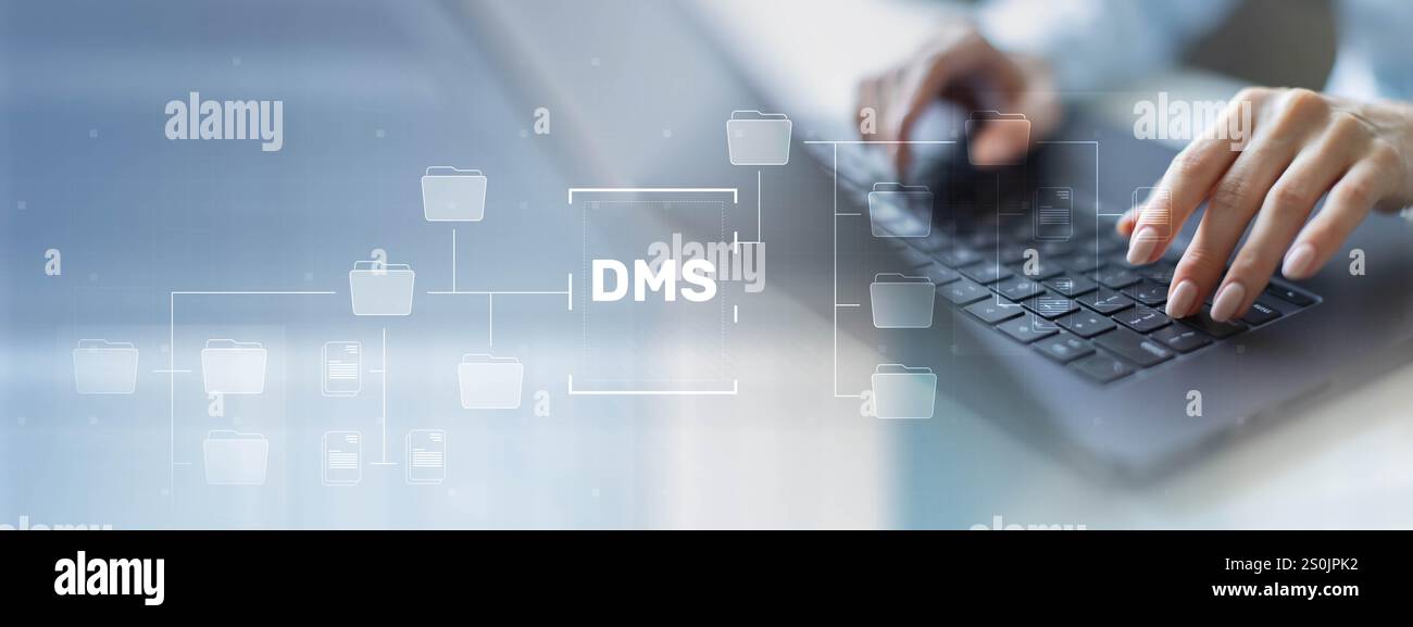 DMS Document Management System for Streamlined Digital Workflow and Organization Stock Photo - Alamy