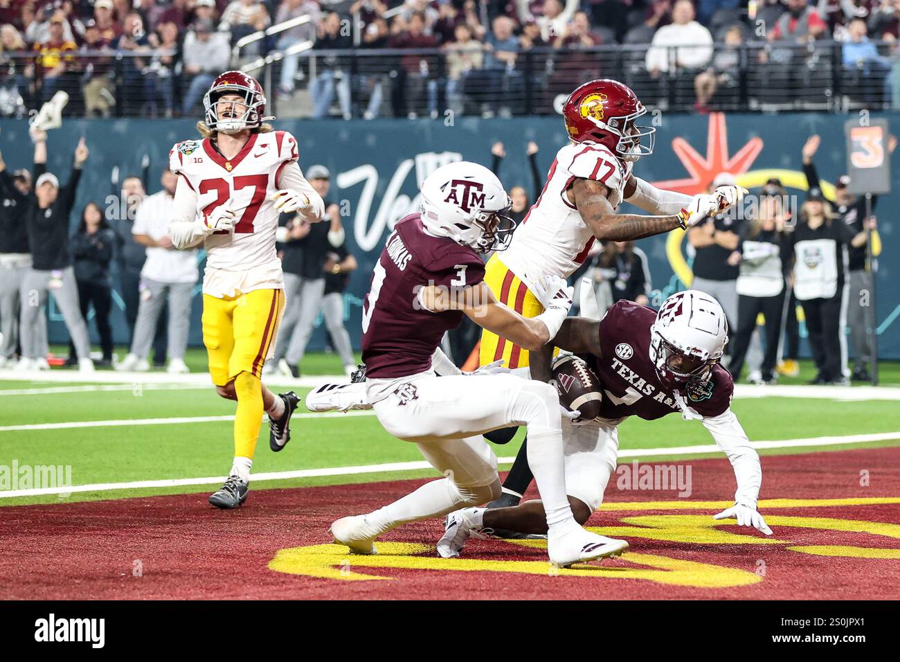 Las Vegas, USA. December 27, 2024: Texas A&M Aggies wide receiver Jabre ...