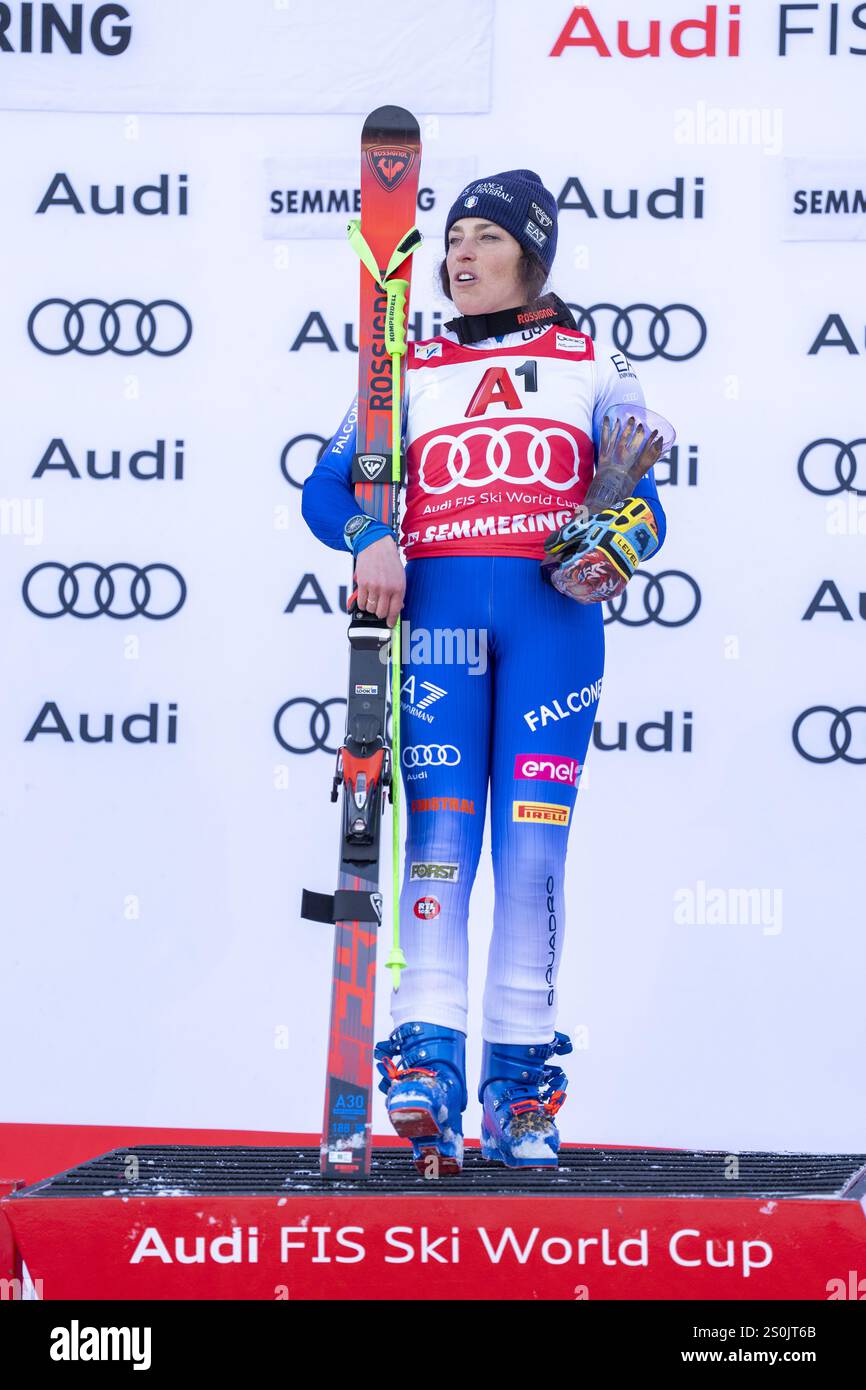 SEMMERING, AUSTRIA - DECEMBER 28: Federica Brignone of Italy during ...