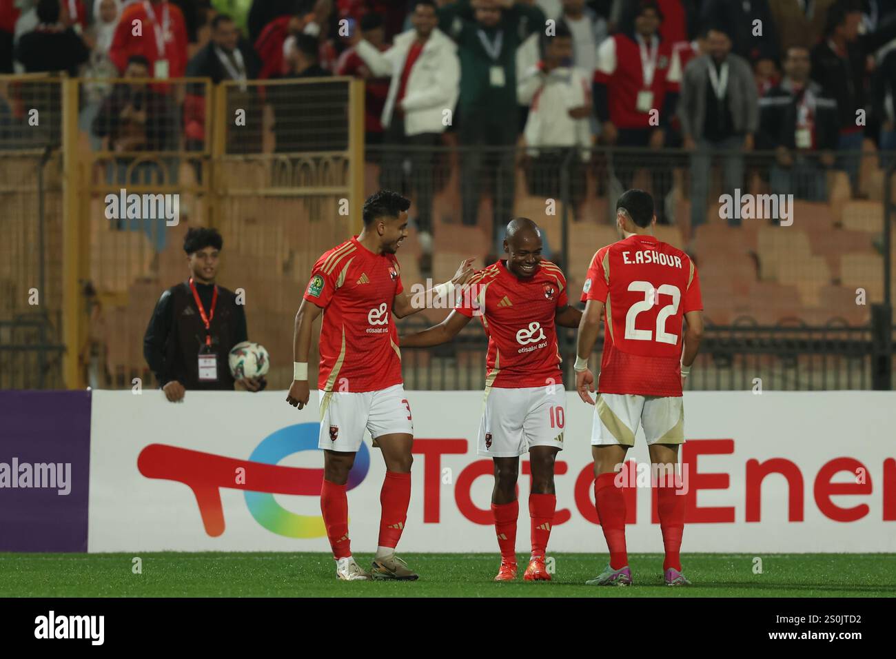EGYPT, CAIRO, 22 December 2024 : Percy Tau of Al Ahly SC celebrates ...