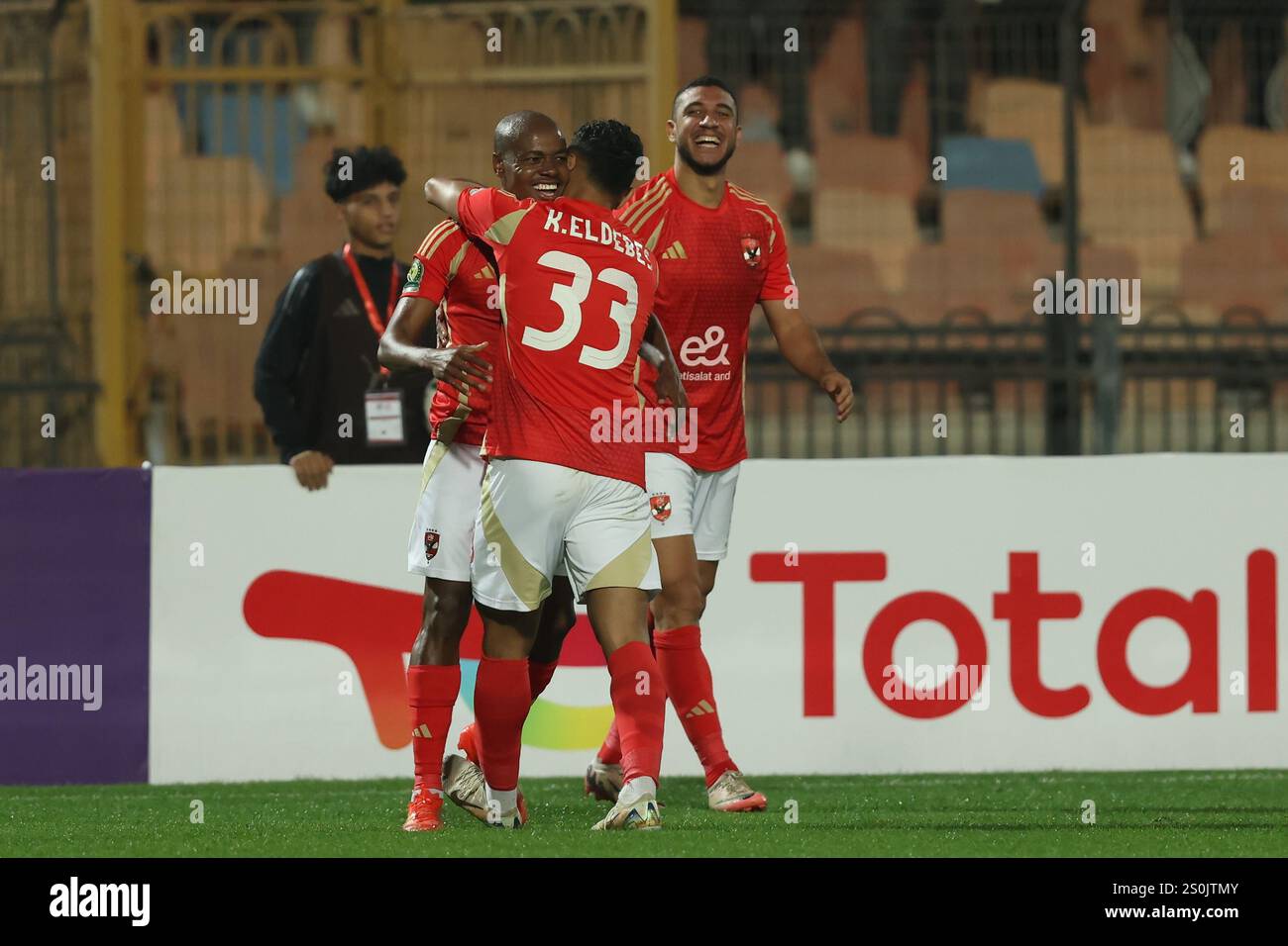 EGYPT, CAIRO, 22 December 2024 : Percy Tau of Al Ahly SC celebrates ...
