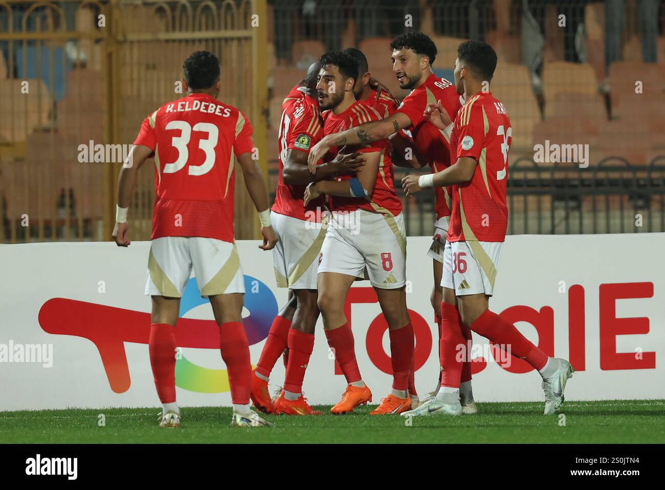 EGYPT, CAIRO, 22 December 2024 : Percy Tau of Al Ahly SC celebrates ...