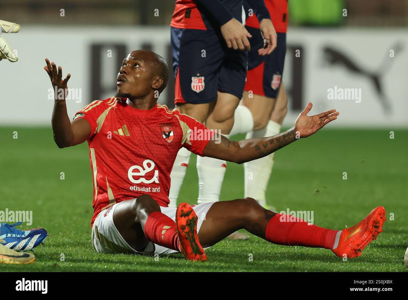 EGYPT, CAIRO, 22 December 2024 : Percy Tau during the CAF Champions ...
