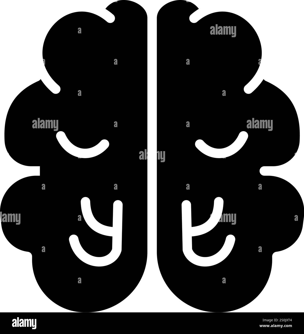 Human brain icon - vector Stock Vector Image & Art - Alamy