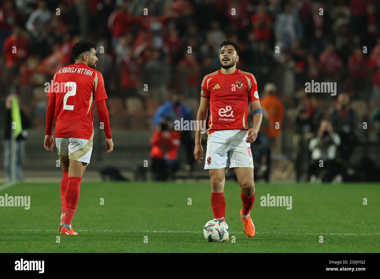 EGYPT, CAIRO, 22 December 2024 : Khaled Abdelfattah of Al Ahly SC and ...