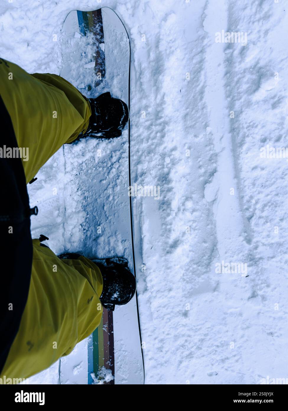 Motion shot pov snowy landscape hi-res stock photography and images - Alamy