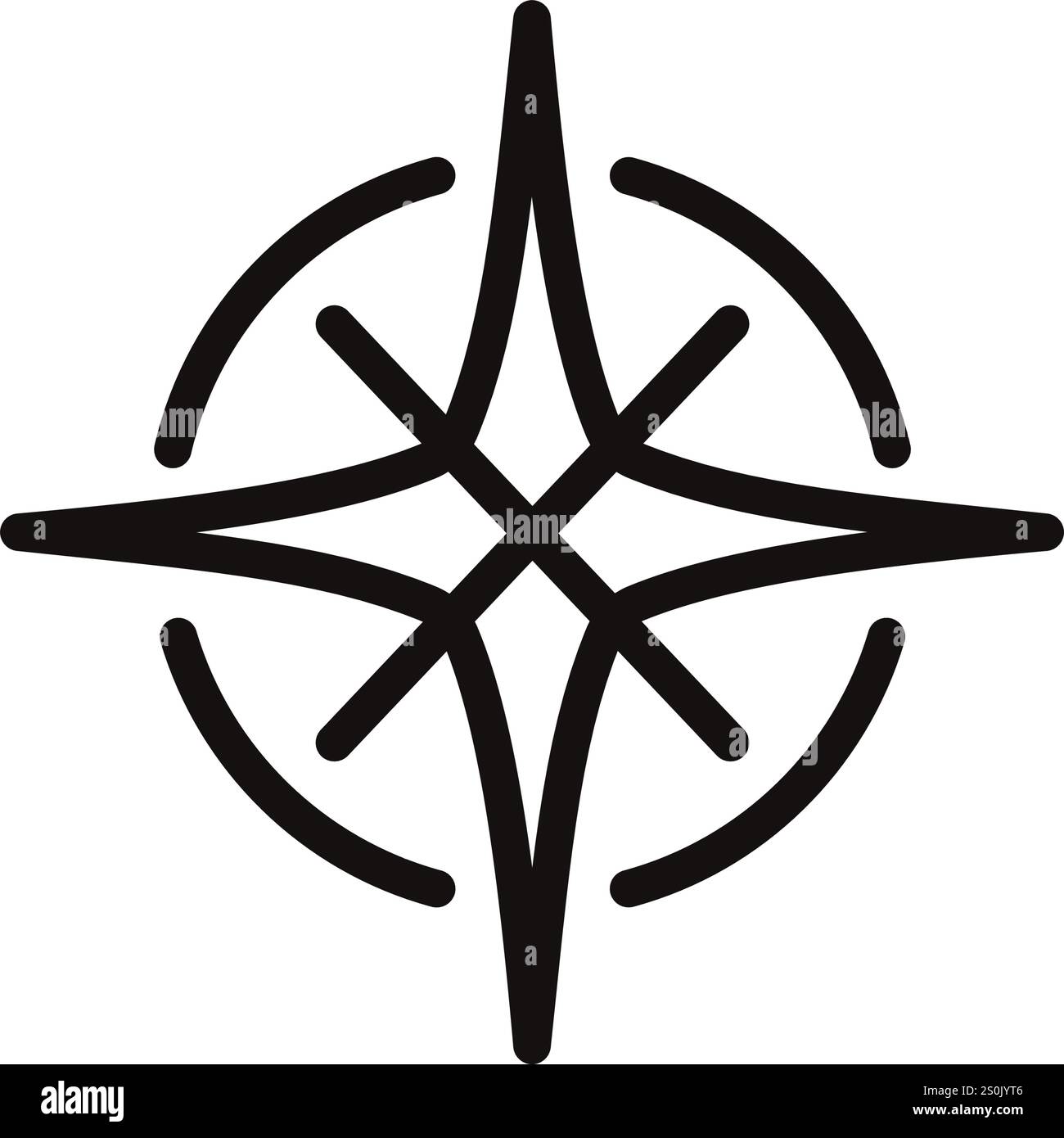 Compass rose, world directions Stock Vector Image & Art - Alamy