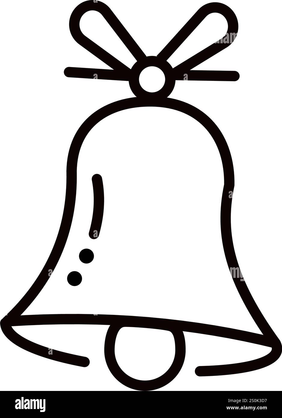 christmas bell - vector icon Stock Vector Image & Art - Alamy